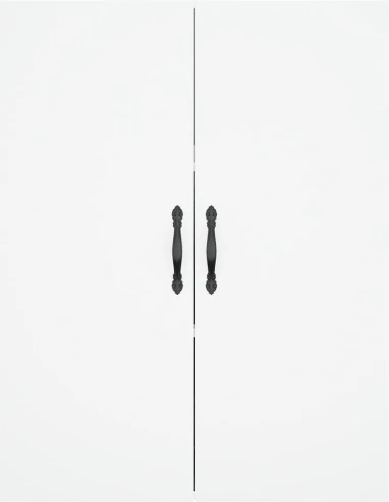 Skříň highboard bílá 69,5 x 34 x 180 cm kompozitní dřevo 3198065