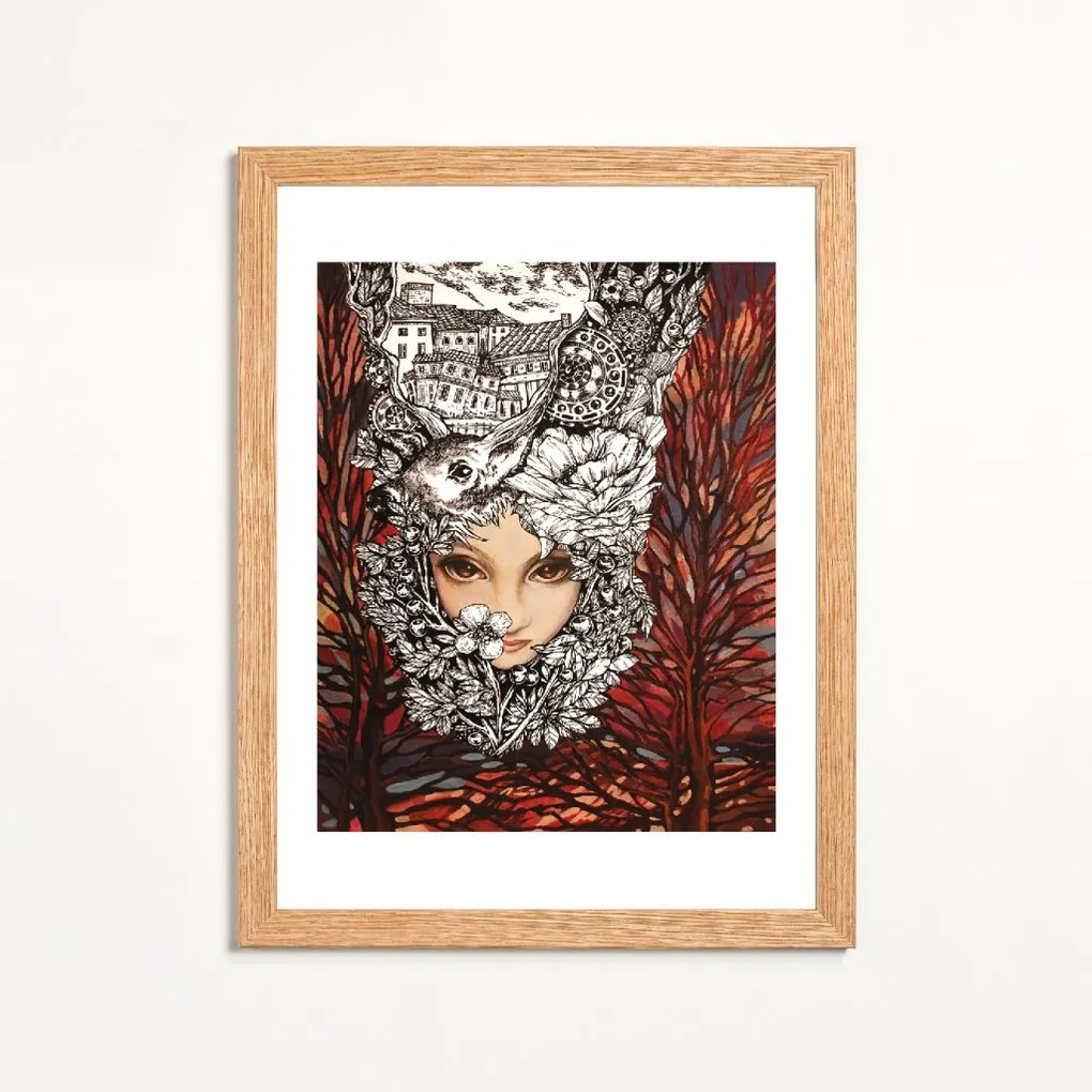 Yulia Novikova | Vnitřní krajina Rám: Černý, Velikost: 60 x 40 cm