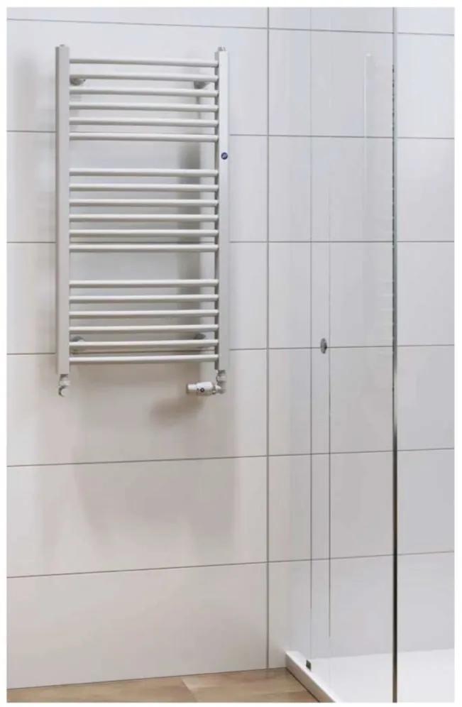 Instalprojekt Koupelnový radiátor OMEGA R Barva radiátoru - Bílá, Rozměr radiátoru - 400 × 1173 mm, výkon 450 W, Typ připojení - Klasické (na rozteč) RADOME401235