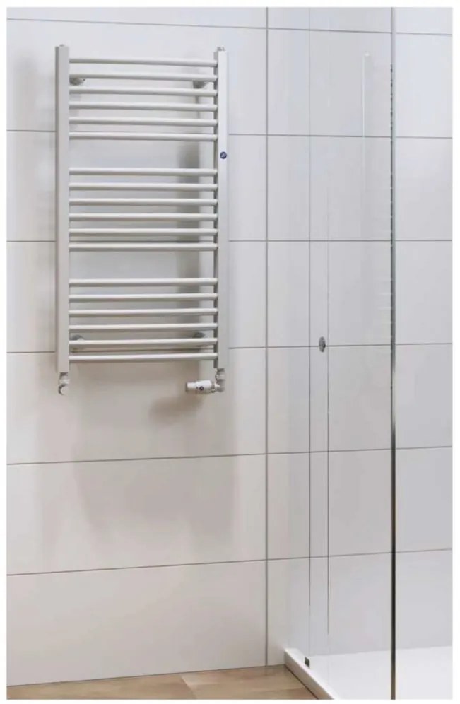 Instalprojekt Koupelnový radiátor OMEGA R Barva radiátoru - Bílá, Rozměr radiátoru - 400 × 686 mm, výkon 281 W, Typ připojení - Klasické (na rozteč) RADOME407035
