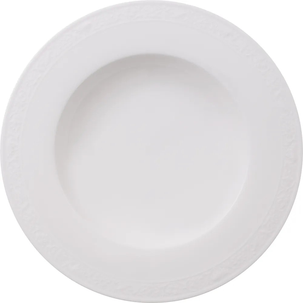 Villeroy&Boch White Pearl polévkový talíř 24,8 cm, 320 ml