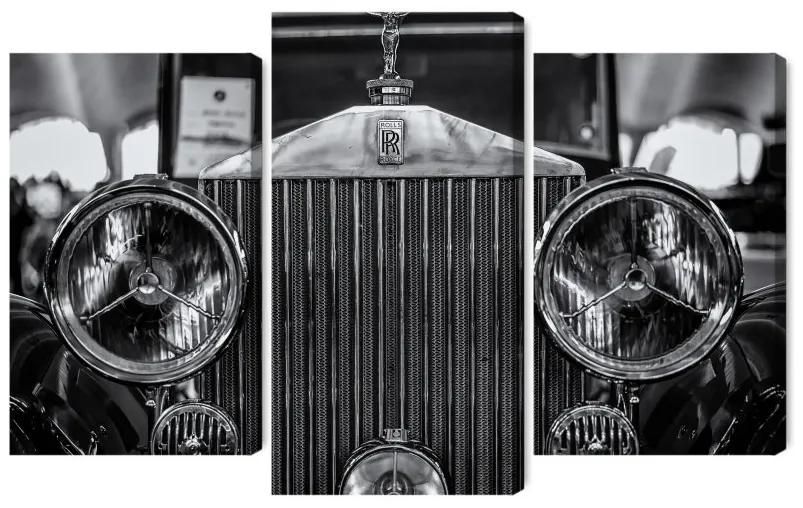 Vícedílný obraz Rolls Royce Zblízka Nedostatek Nedostatek Přírodní plátno 60x40