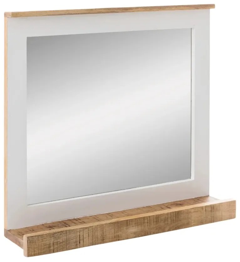 furniture-nabytek.cz - Masivní koupelnové zrcadlo Padma z mangového dřeva, lakované, vícebarevné – 70×15×76 cm