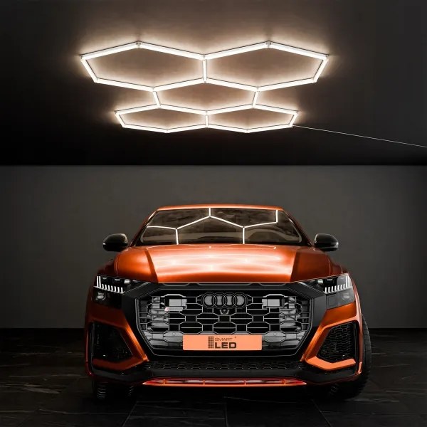 LED Stropní svítidlo LED/240W/85-265V 4000K 298x209 cm CRI 90 IP44 bílá