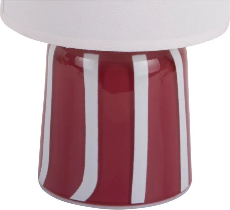 Červená kovová LED stolní lampa (výška 20 cm) Verano LED – Leitmotiv