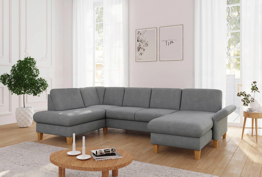 XXXLutz SEDACÍ SOUPRAVA, textil, šedá Sit & More - Sedací soupravy - 00014401611D