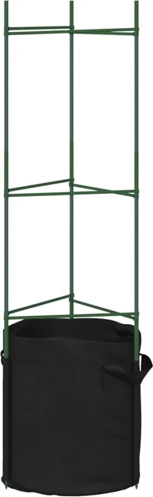 Podpěrné klece pro rajčata s pytlem 6 ks 116 cm ocel a PP 3281488