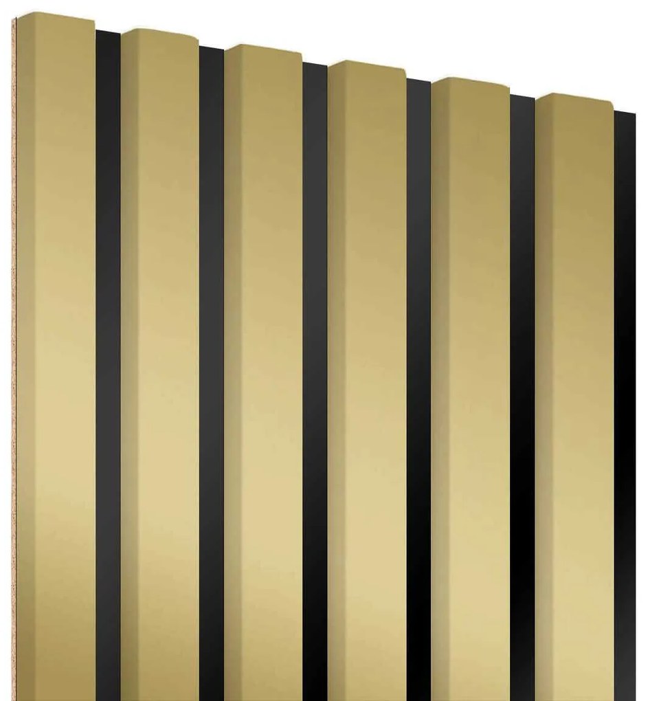 Nástěnný panel na HDF desce - zlatá