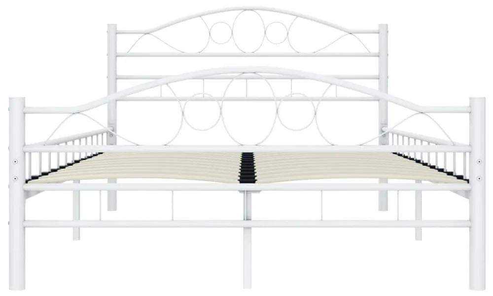 Petromila Rám postele bílý kov 120 x 200 cm