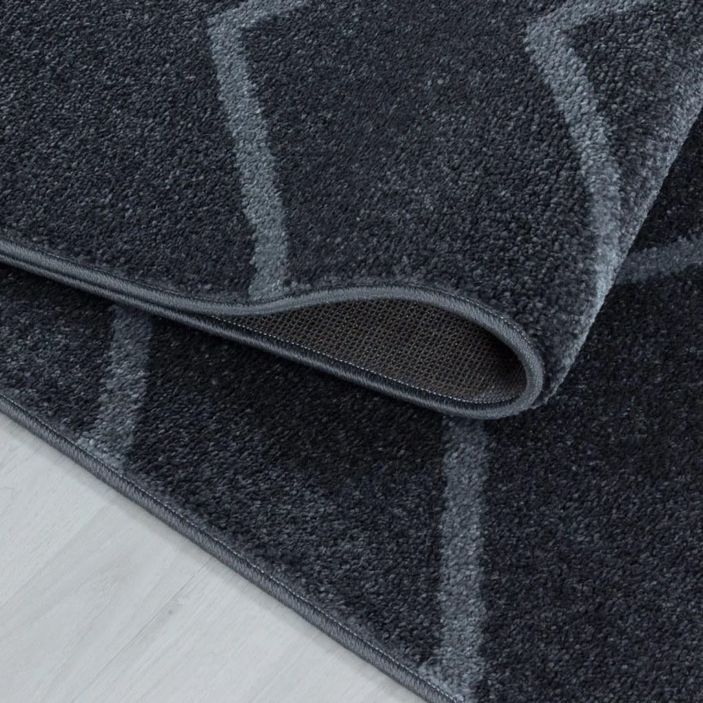 Ayyildiz, Kusový koberec Rio 4602 grey, 80x250, šedá, kancelář