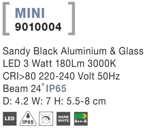 Venkovní LED lampa Mini