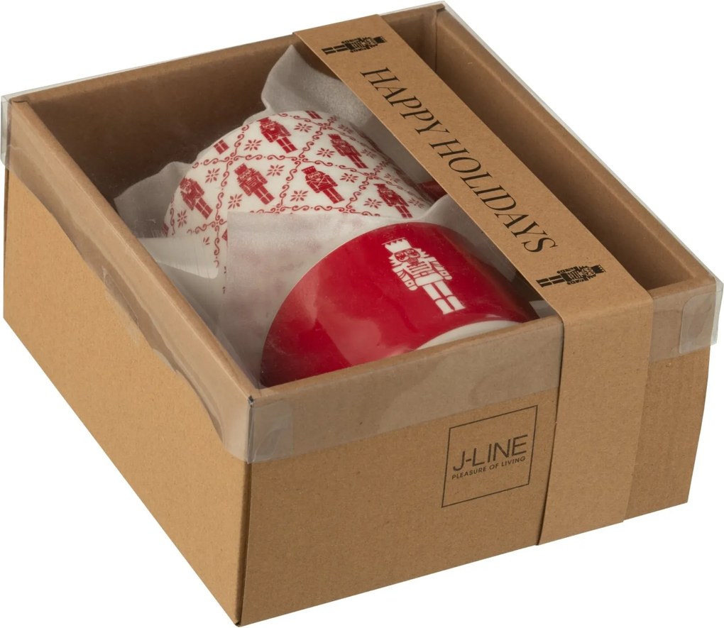 Dárková sada konvička Tea for One se šálkem Nutcrackers – 780ml