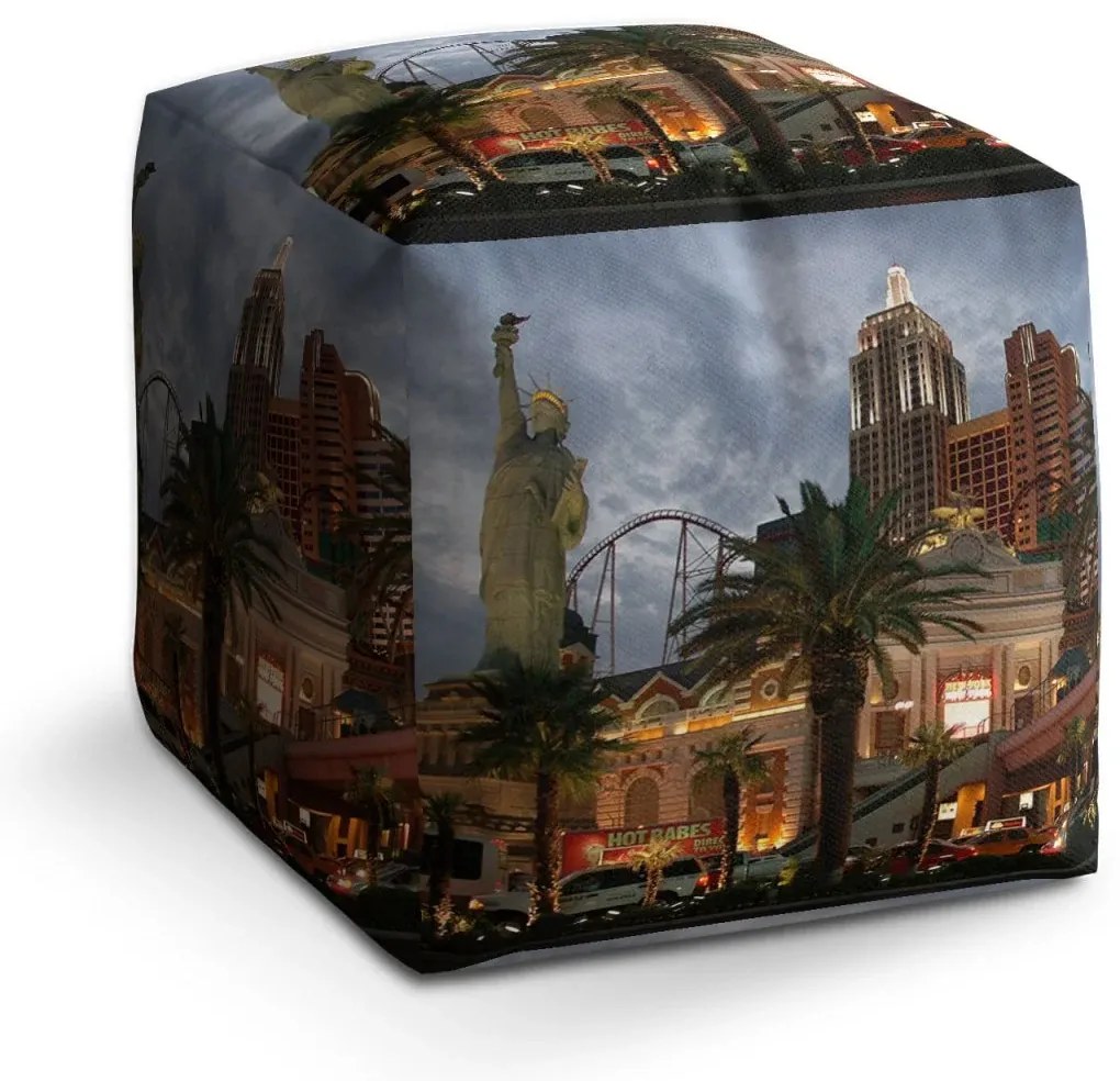 Sablio Taburet Cube Las Vegas 4: 40x40x40 cm
