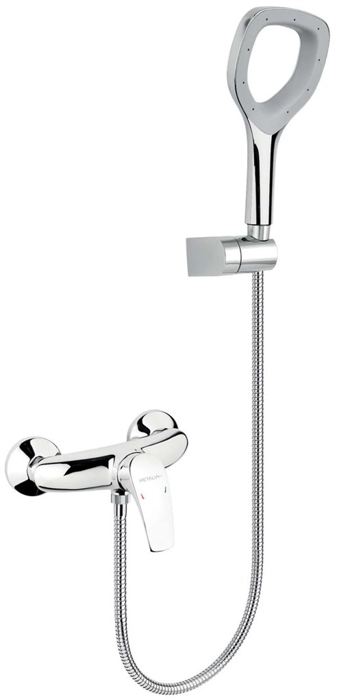 Novaservis Metalia Eco+ - Sprchový set ECO+ s baterií a sprchovou hlavicí, chrom 57060,0E