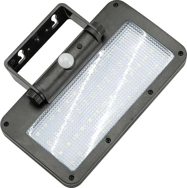 LED solární světlo WO7204 se senzorem, černá