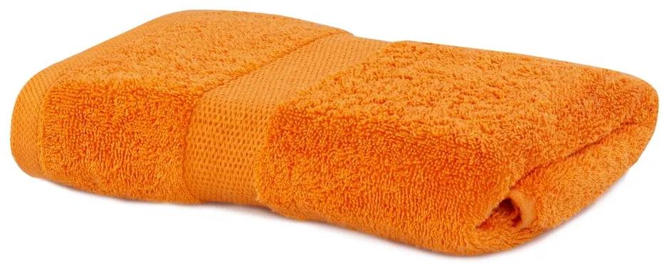 Oranžový ručník DecoKing Marina, 50 x 100 cm