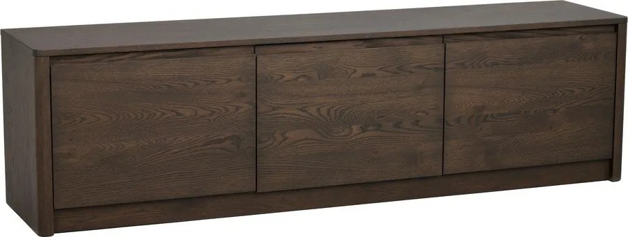 Komoda v dekoru dubu v tmavě přírodní barvě 180x50x40 cm Melstone – Rowico