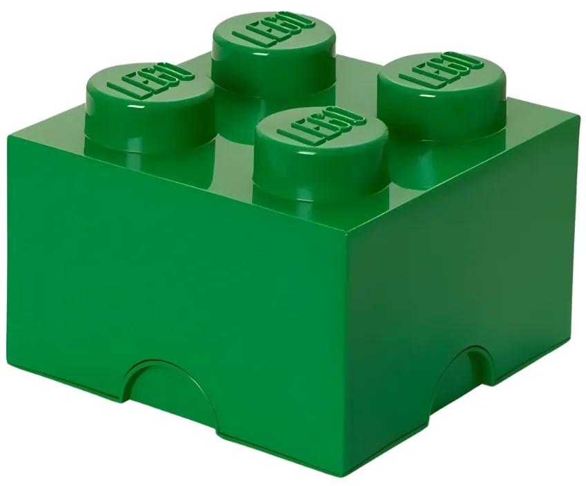 Lego® Tmavě zelený úložný box LEGO® Smart 25 x 25 cm