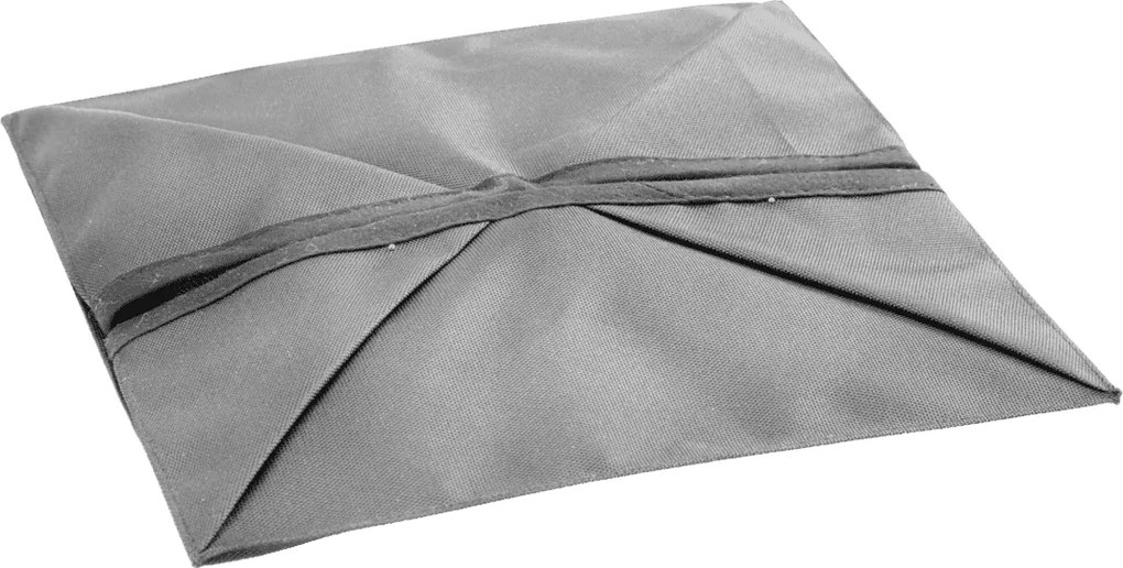 METALTEX Textilní košík na ovoce a zeleninu se síťkou FRESHLINE - 23 x 23 cm, šedý