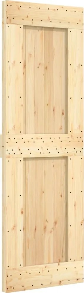 vidaXL Dveře NARVIK 70 x 210 cm masivní borové dřevo [154436] Barva: Přírodní