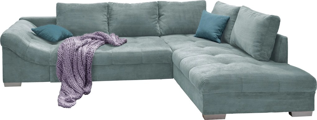XXXLutz ROHOVÁ SEDAČKA, textil, světle modrá P & B - Sedací soupravy - 002310006716