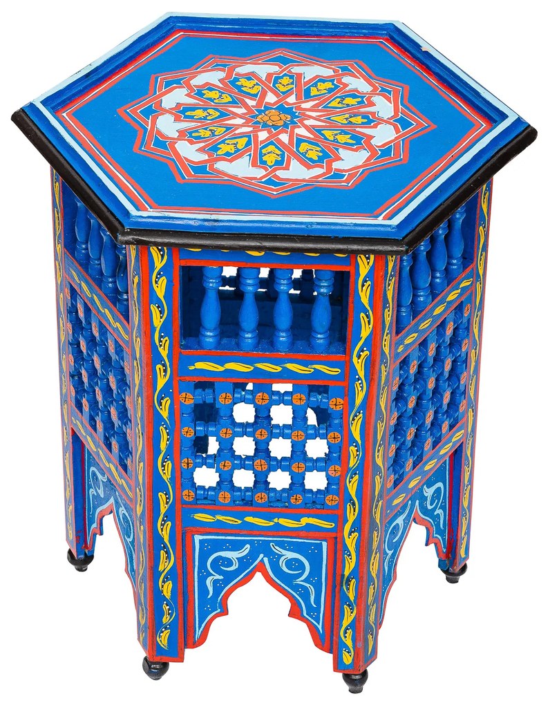 Orientální dřevěný stolek Zaky