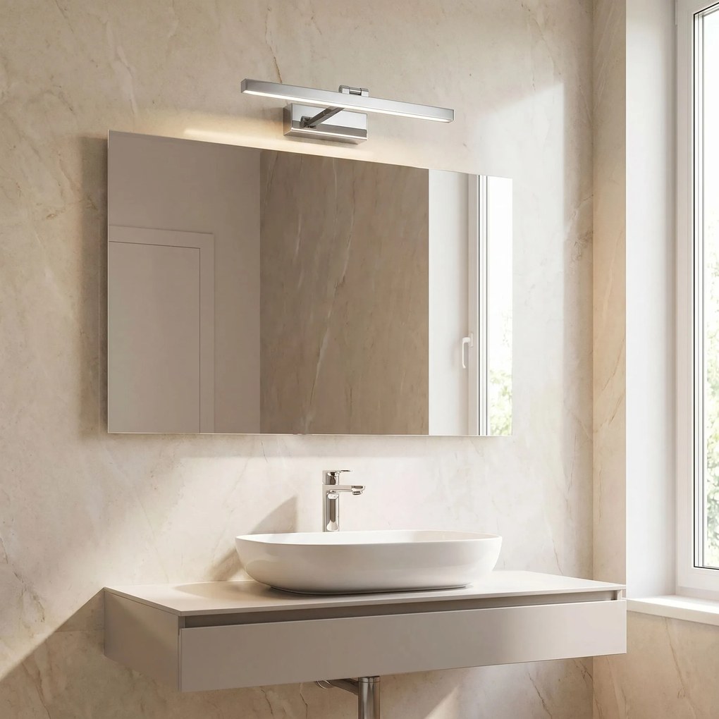 Toolight Rea, Koupelnové nástěnné LED svítidlo APP1857-1W 40cm Chrome, OSW-66010