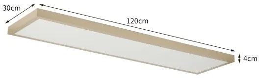 Brilagi-LED Stmív. koupelnové svítidlo FRAME SMART LED/50W/230V 120x30 IP44 + DO