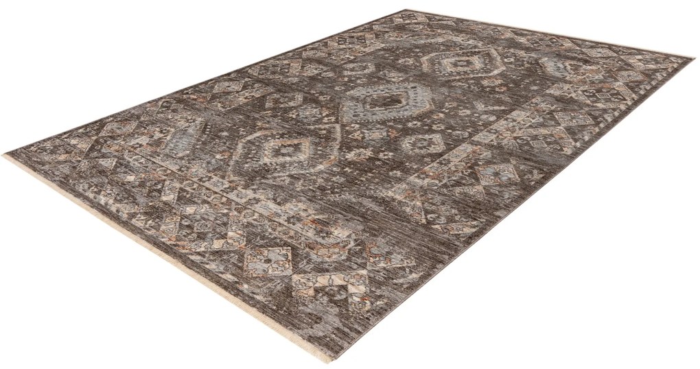 Obsession koberce Kusový koberec Laos 466 Taupe - 80x235 cm