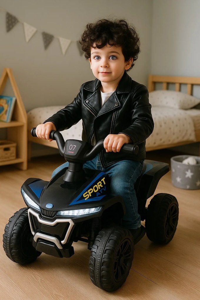 Elektrické autíčko QUAD Kids E-ATV černé