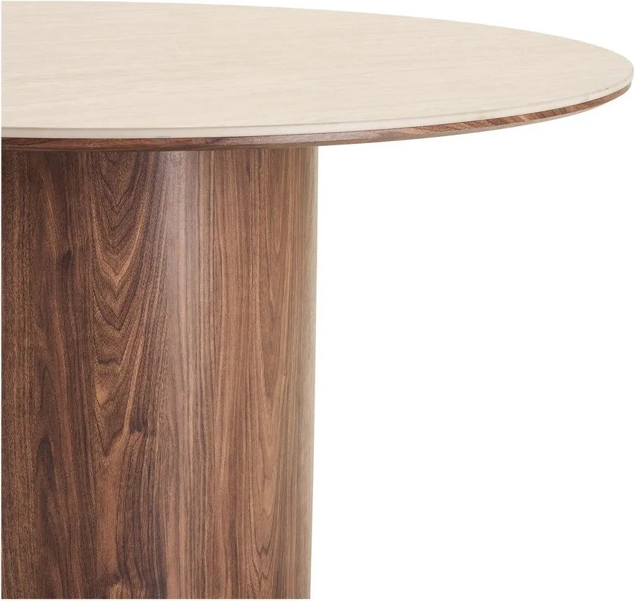 Kulatý jídelní stůl s keramickou deskou ø 140 cm Delphi – House Nordic