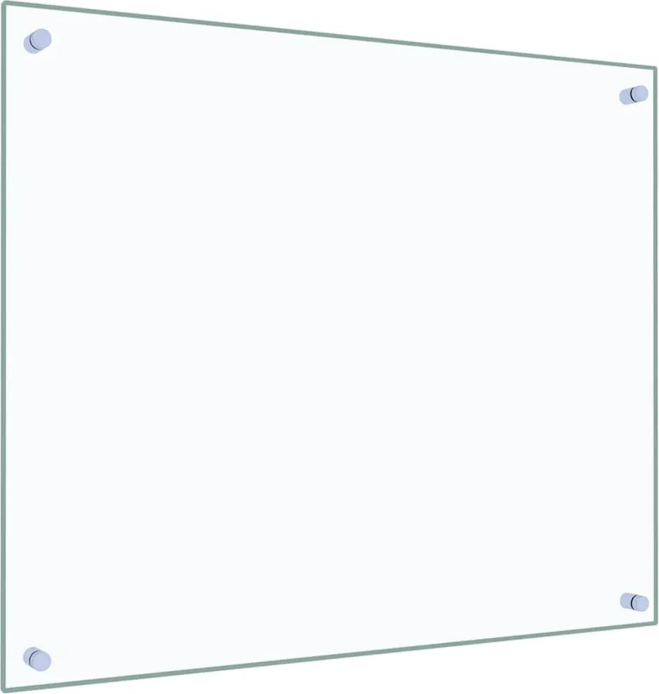 Kuchyňské panely 2 ks průhledné 70 x 60 cm tvrzené sklo 3315791