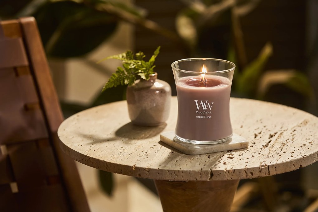 WoodWick svíčka Patchouli Crème Velikost: střední 275 g