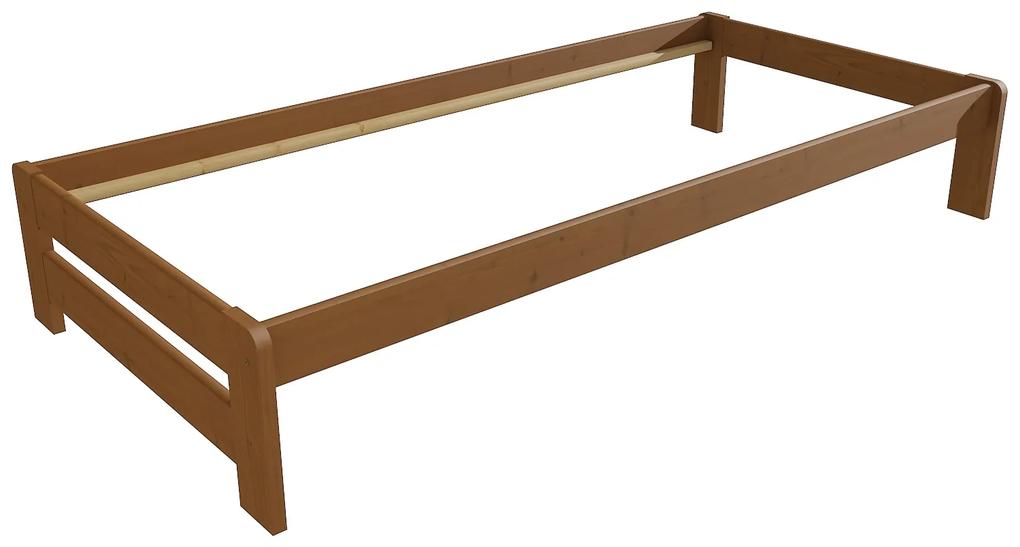 Vomaks Jednolůžková postel VMK004B Rozměr: 80 x 200 cm, Barva: surové dřevo
