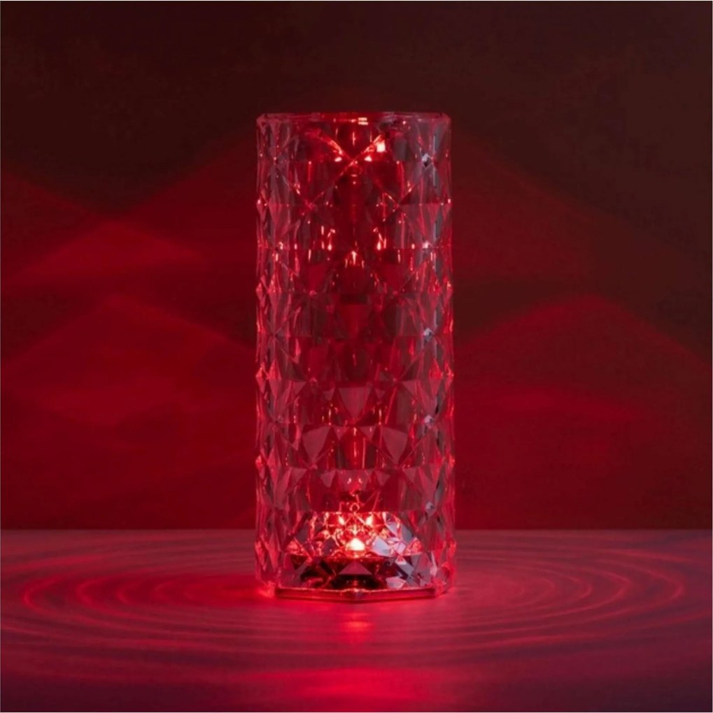 Dekorační LED osvětlení ROSE DIAMOND - 21 cm - multikolor