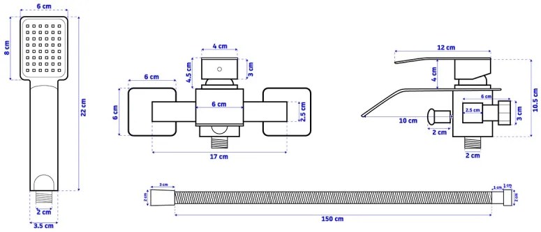 Rea baterie vanová Falcon Black REA-B5256 - Rea