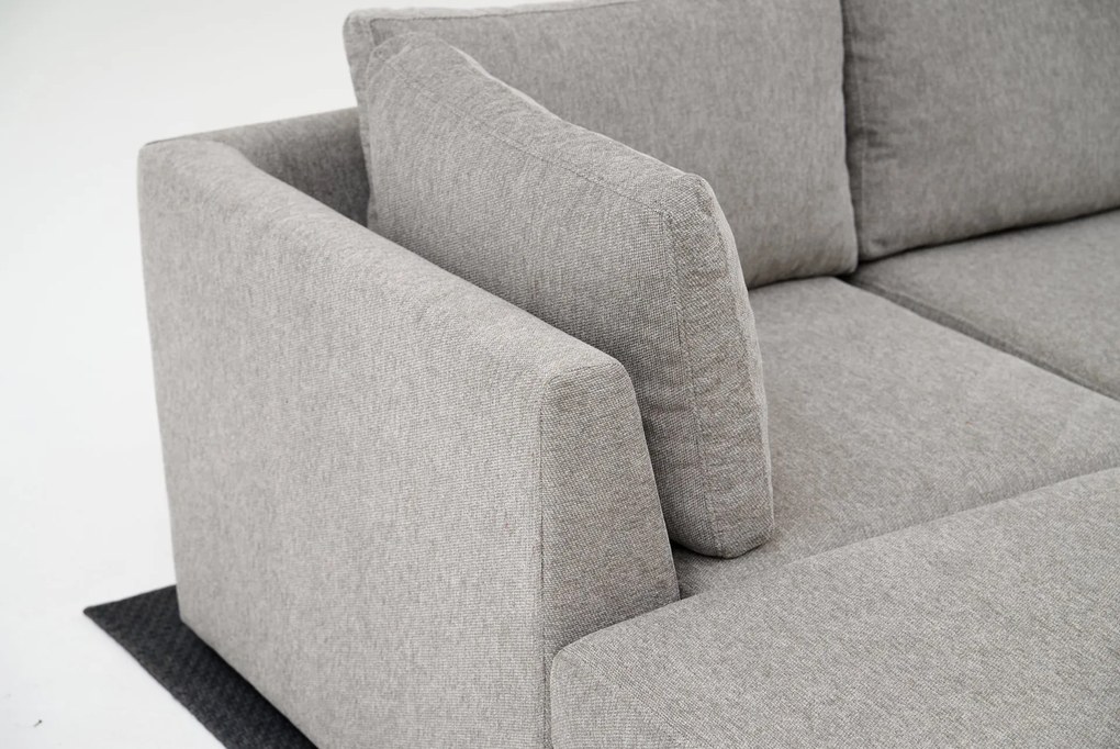 Hanah Home Rohová pohovka MOTTONA MINI světle šedá