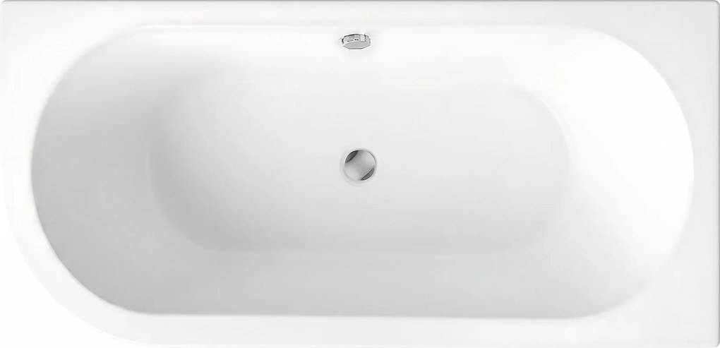 Asymetrická akrylátová vana s krycím panelem REA ORION Pravá 150x75 cm, bílá