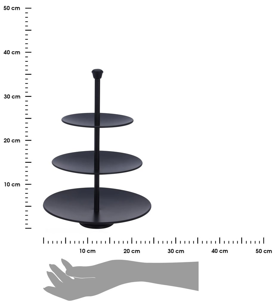 Kovový servírovací tác Emily, 25x36,5 cm