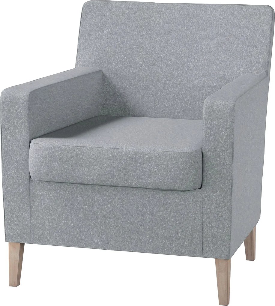 Potah na křeslo IKEA Karlstad barva šedá látka pletený vzor