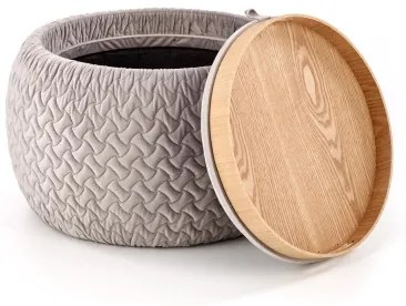 Taburet BONO pr. 54 cm šedá