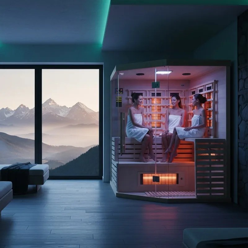 BPS-koupelny Infrasauna Relax HYD-2912 150x150, 4-5 osob