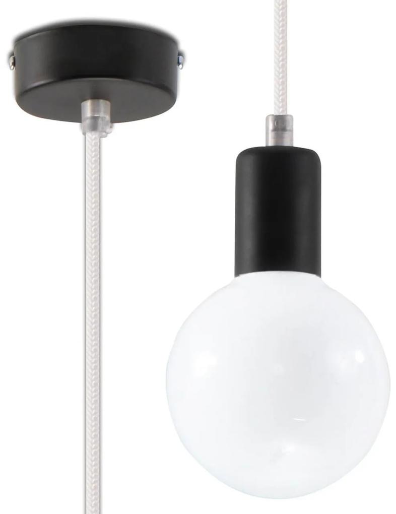 Závěsná žárovka EDISON, 1xE27, 60W, bílá Sollux lighting EDISON SL.0150