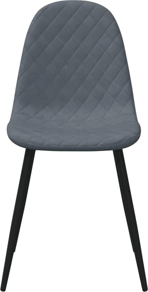 vidaXL Jídelní židle 4 ks samet [325658] Barva: krémová