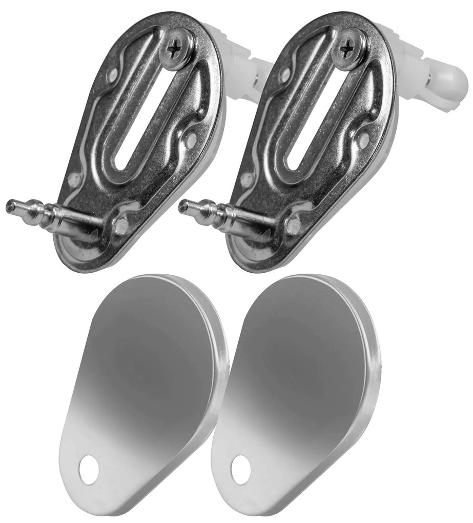 Rea CARLO mini - rimless závěsná WC mísa 49x37 s pomalu-padajícím sedátkem, bílá-zlatý okraj, REA-C1222