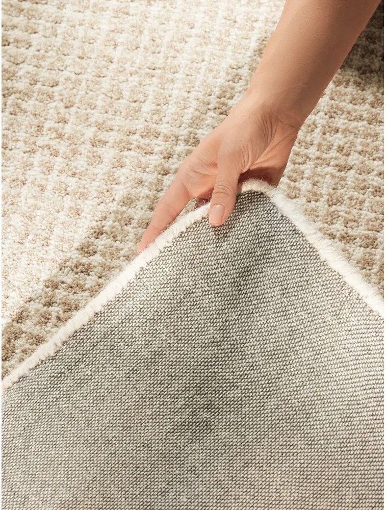 Vlněný běhoun v přírodní barvě 80x250 cm Eloise – Hanse Home