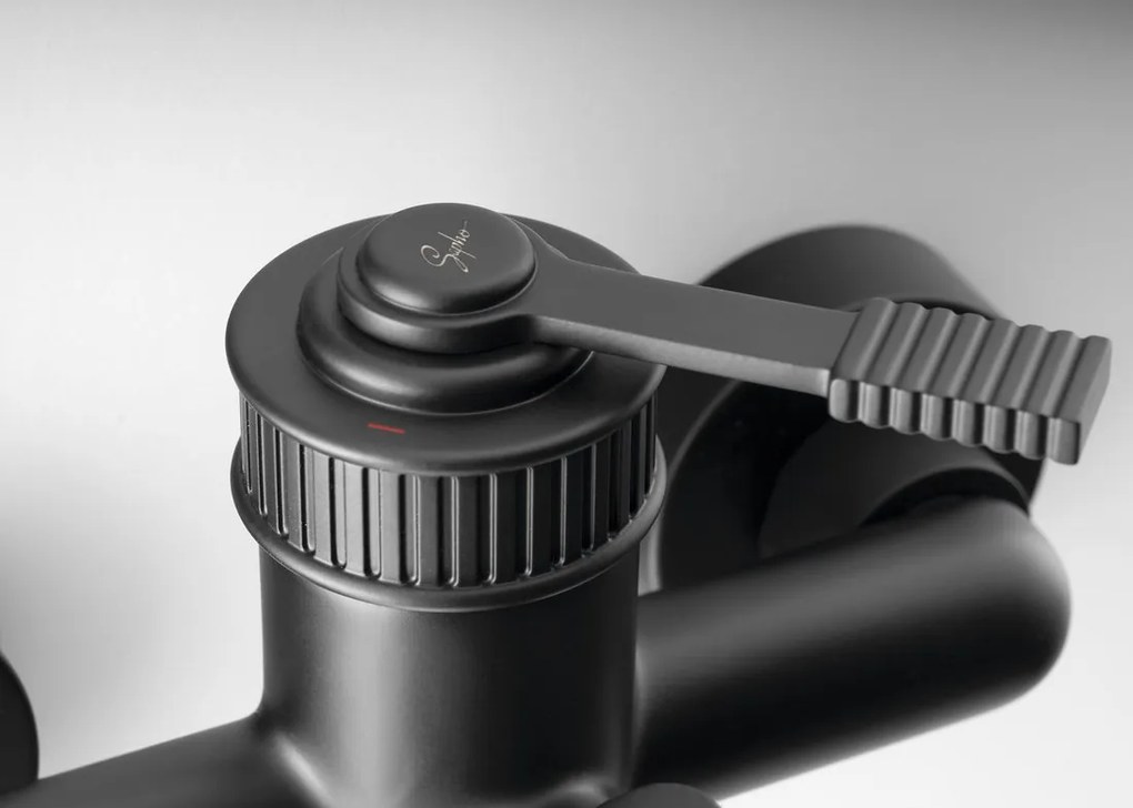 Sapho Versi vanová baterie nástěnná 150 mm černá mat RV010/15