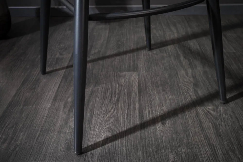 Designová barová židle Esmeralda hořčičný samet