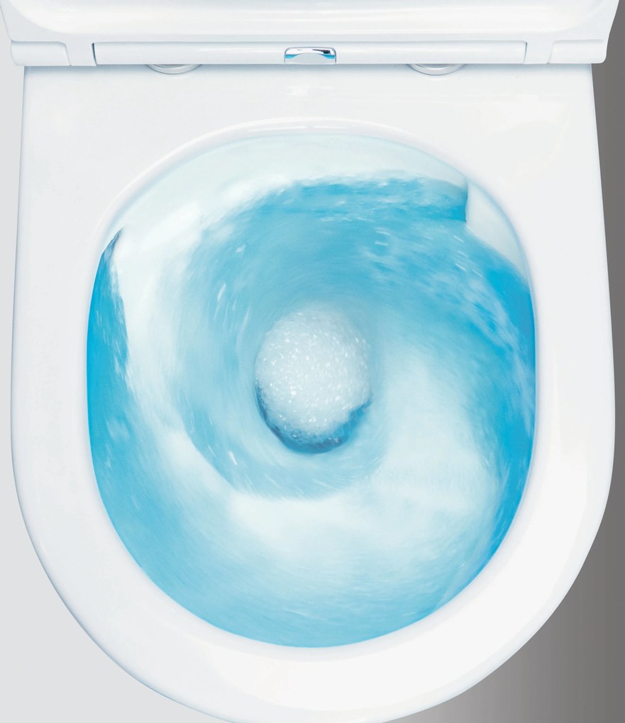 Deante WC kombi bez okraje Jasmin se zadním odpadem a WC sedátkem SoftClose -