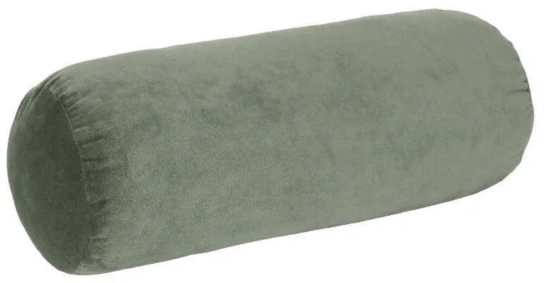 SCANquilt polštářek - válec VELVET khaki 15 x 40 cm